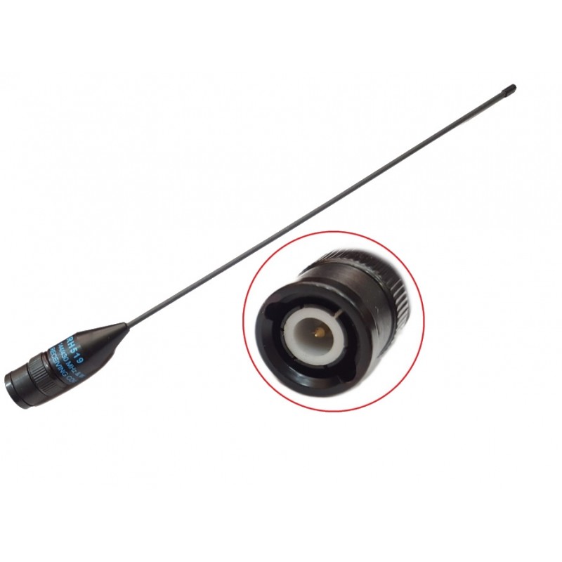 HOXIN RH-519 ANTENNA BIBANDA VHF-UHF PER PORTATILI - CONNETTORE BNC
